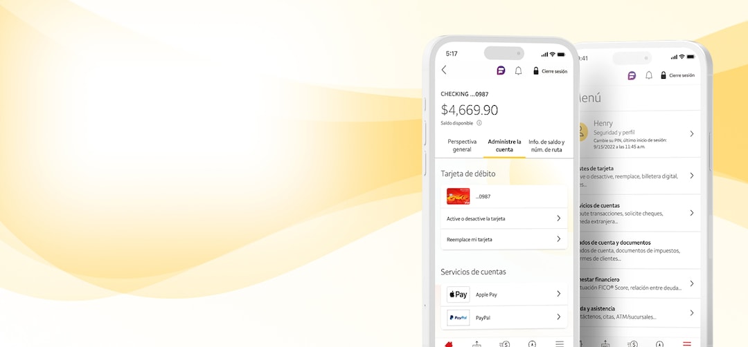 Administre las cuentas con la banca por Internet Wells Fargo Online®